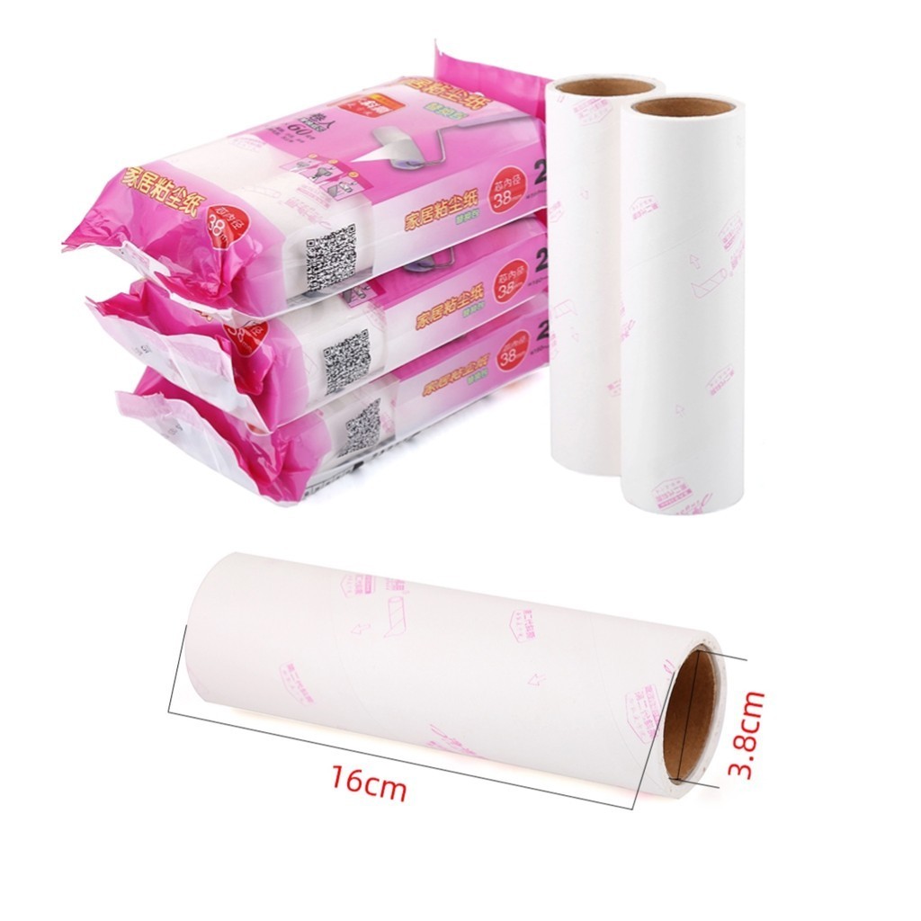 (FOREVER PREMIUM) Jingdeli Dust Roller Refill Sticky Pad Fur removal ...