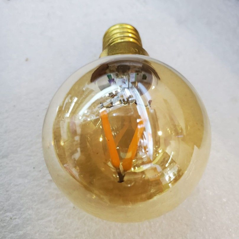 G40S Gold LED Bulb E14 1W 220V – Warm Decorative Light Bulbs (6-Pack ...