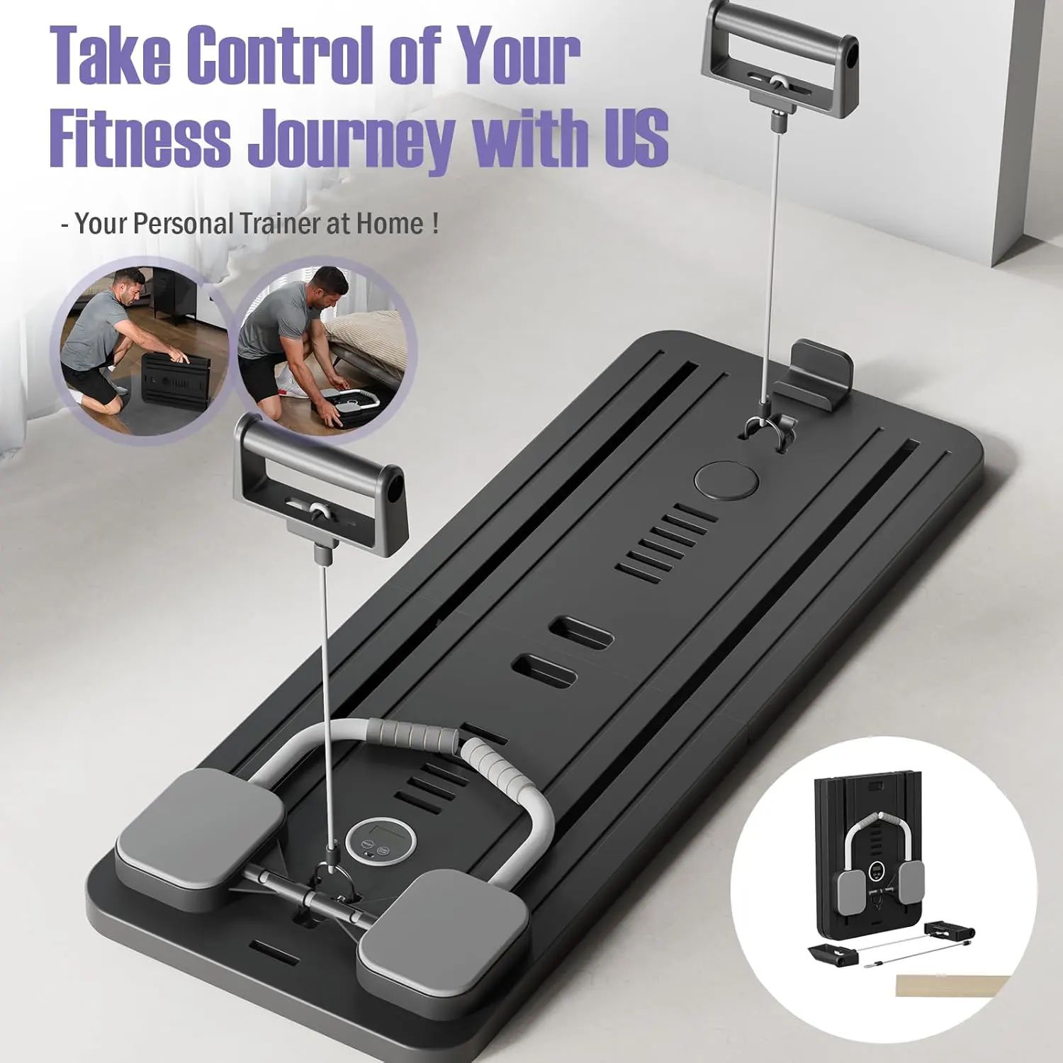 【SG】Pilates board Multifunctional Abdominal Fitness Board Foldable Push ...