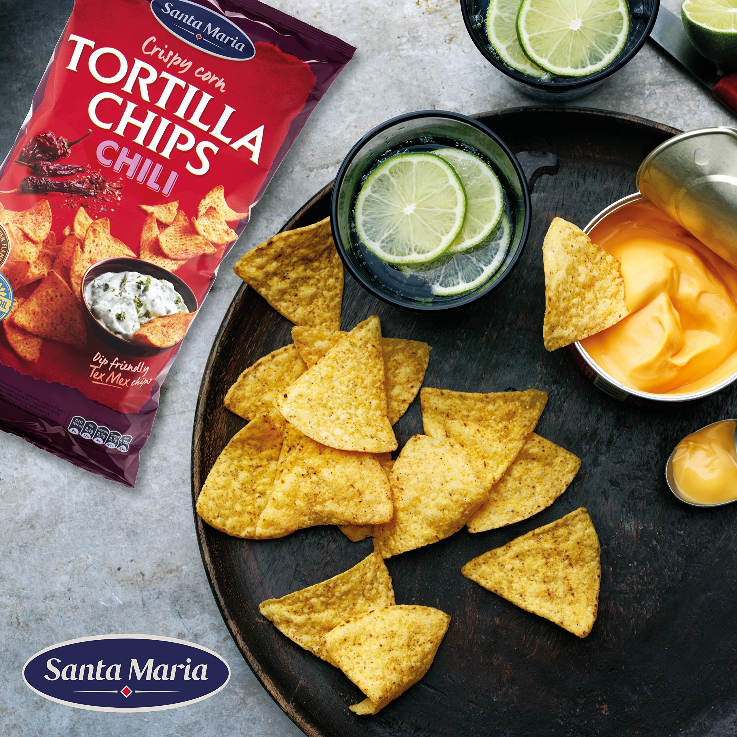 Santa Maria Tortilla Chips Chilli 475 G | Shopee Singapore