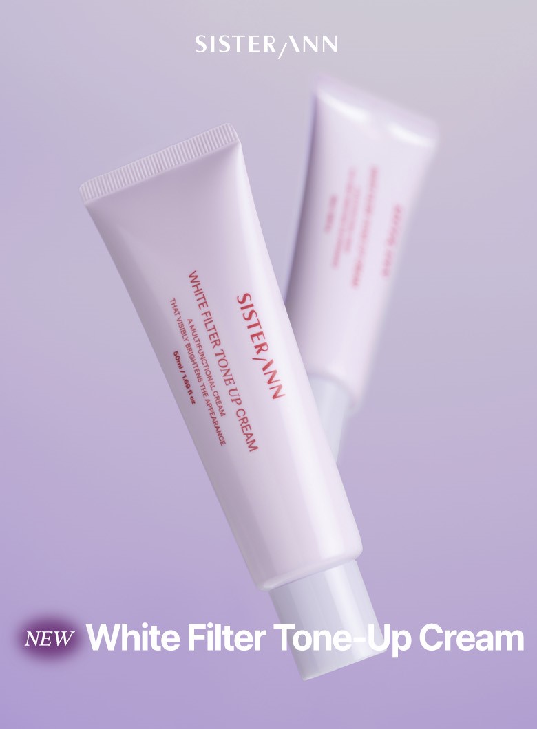 [SISTER ANN] White Filter Tone-up Cream / Whitening Collagen Tone up ...