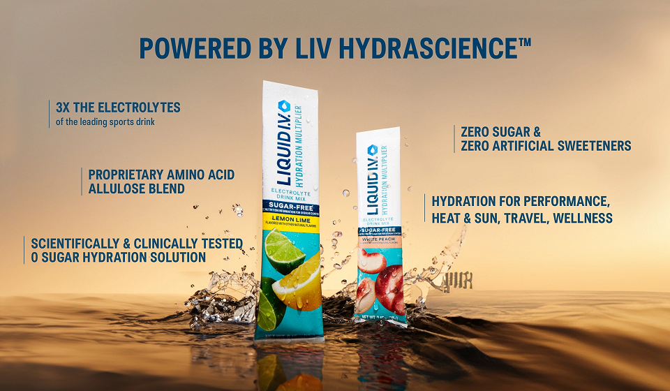 Liquid I.V. Hydration Multiplier, 30 Individual Serving Stick Packs in ...