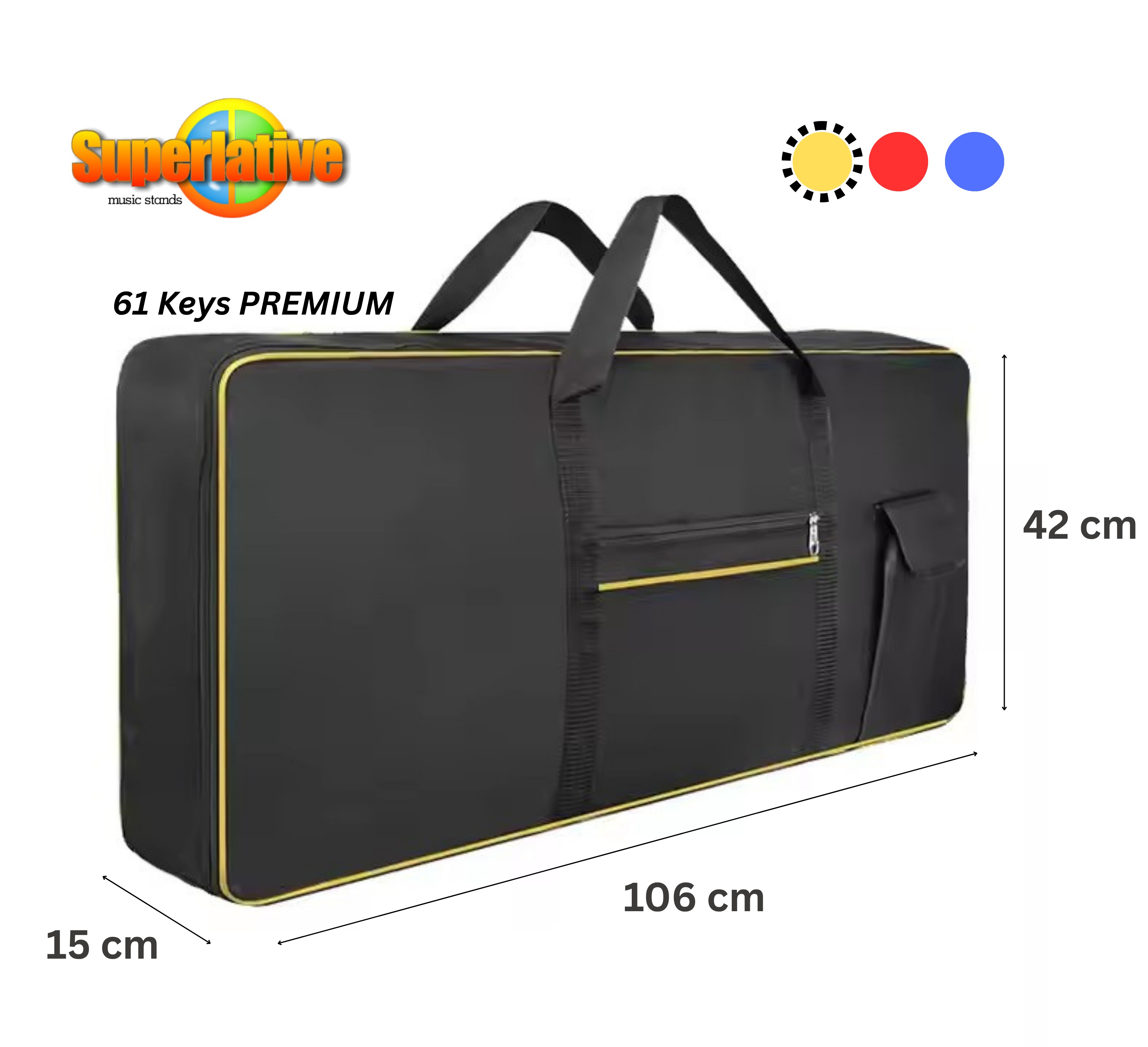 🔥Premium🔥Electronic Keyboard Bag Electric Piano Backpack 61 Keys Thick ...