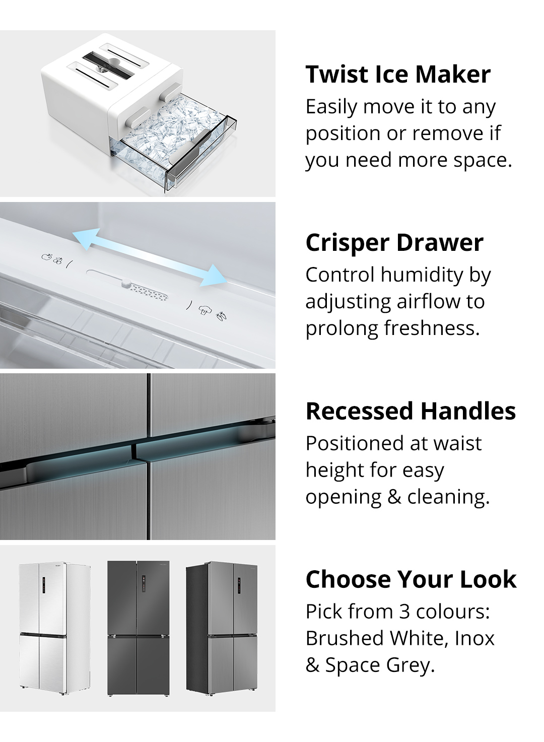 PRISM+ PureFresh FDR 440 | 440L Four Door Refrigerator|True Total No ...