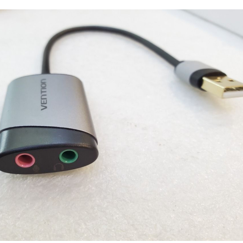 VENTION USB Male to 3.5mm Female Audio Adapter – External Sound Card ...