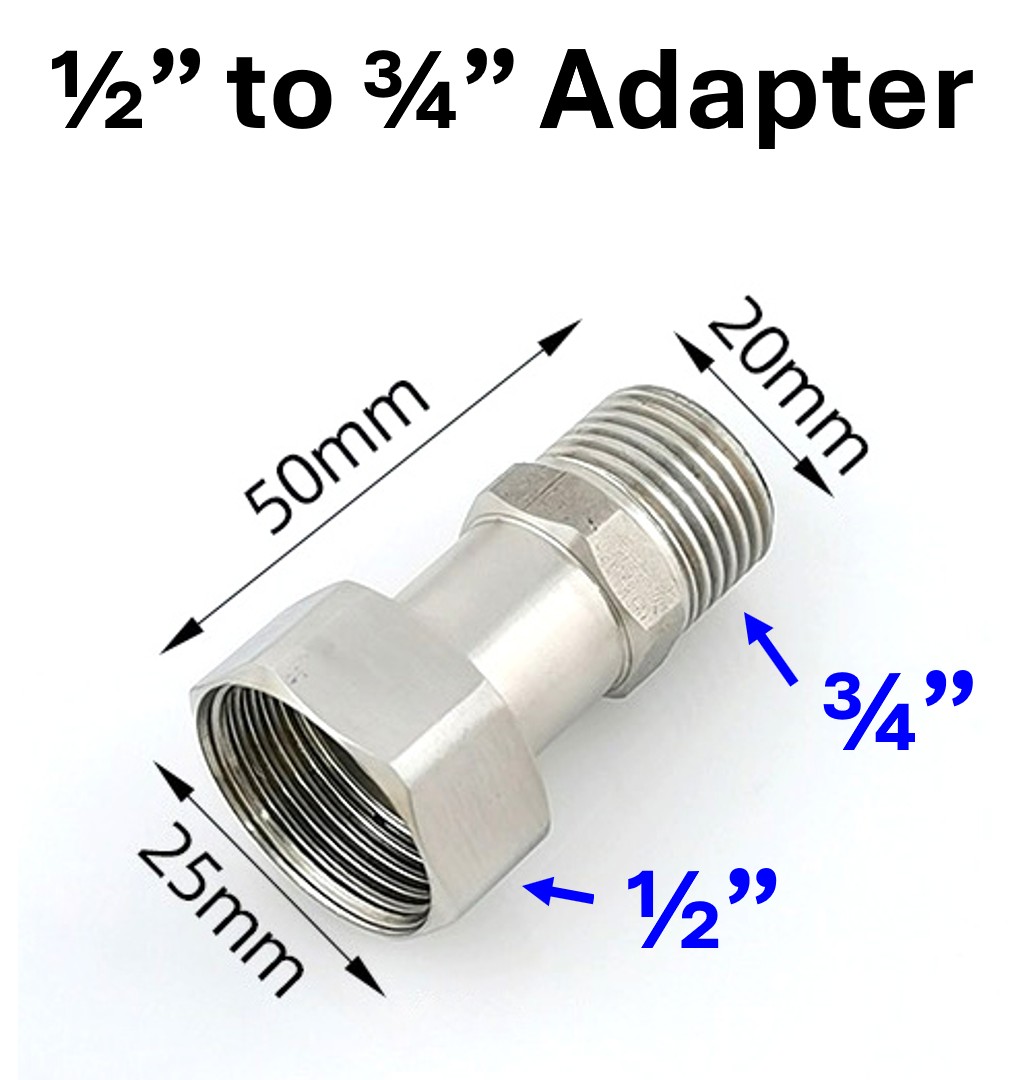 Stainless Steel Tap Convertor ️ Tap Adaptor ️ Washing Machine Adaptor ️ ...