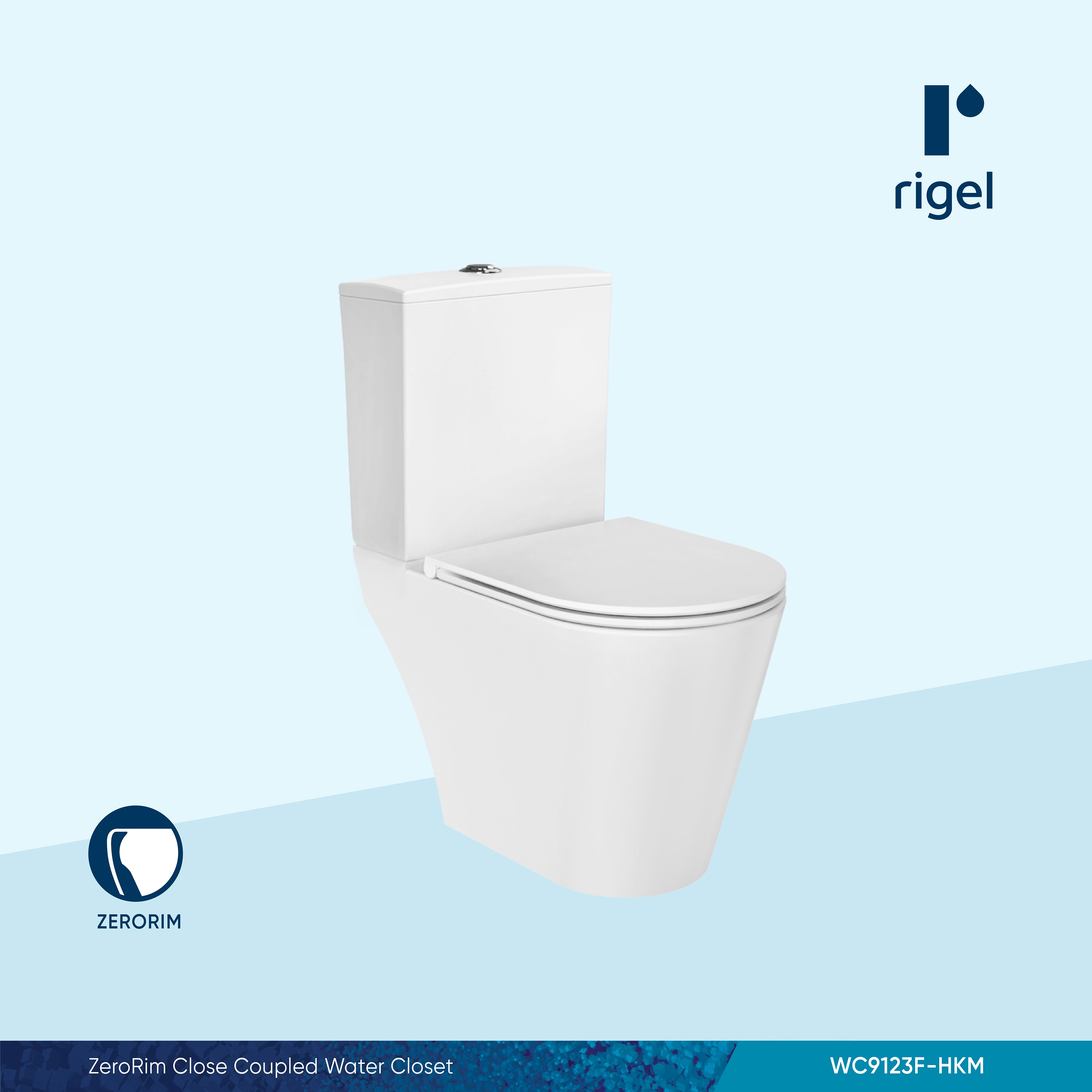 RIGEL Zerorim Toilet Bowl WC9123F | Shopee Singapore