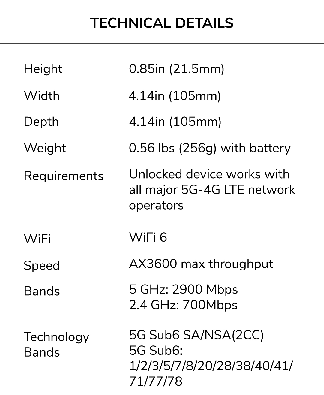 NETGEAR Nighthawk M3 5G WiFi 6 Mobile Hotspot Router (MH3150): Portable ...