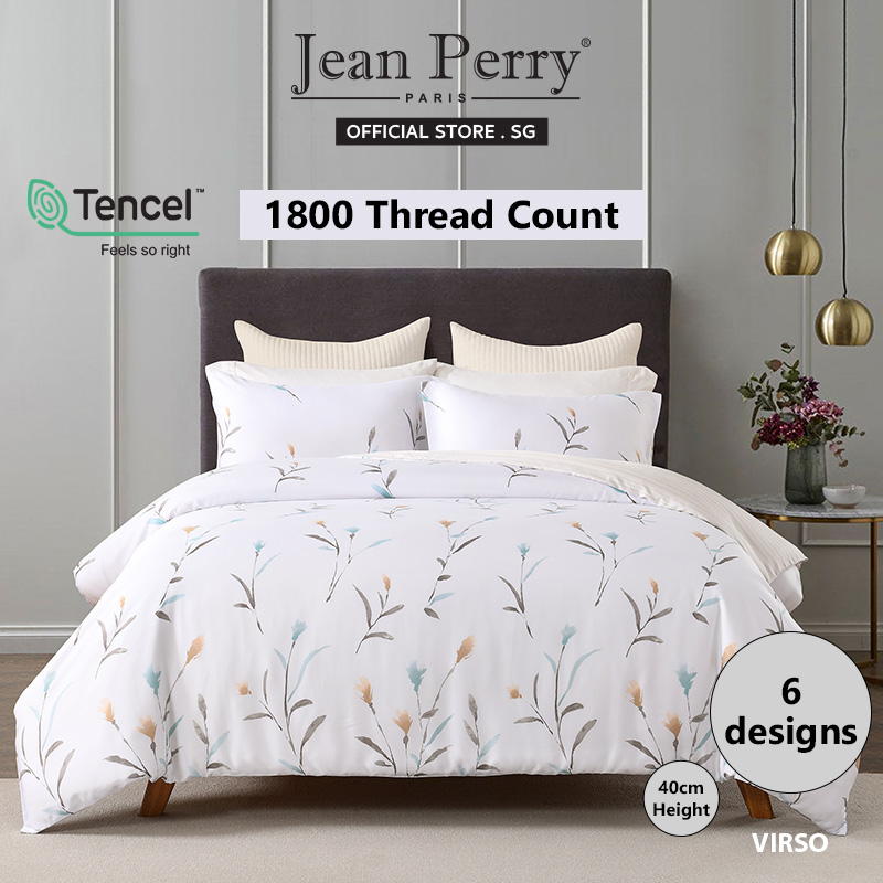 Jean Perry Aldred 1800 TC Tencel Quilt Cover Set I Tencel Fitted Sheet ...