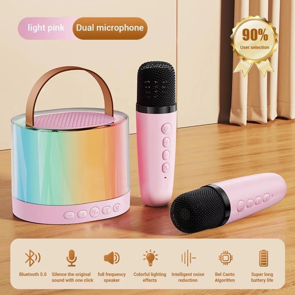 SG STOCK🔥】Karaoke Mini Speaker Portable Bluetooth Speaker with Wireless ...
