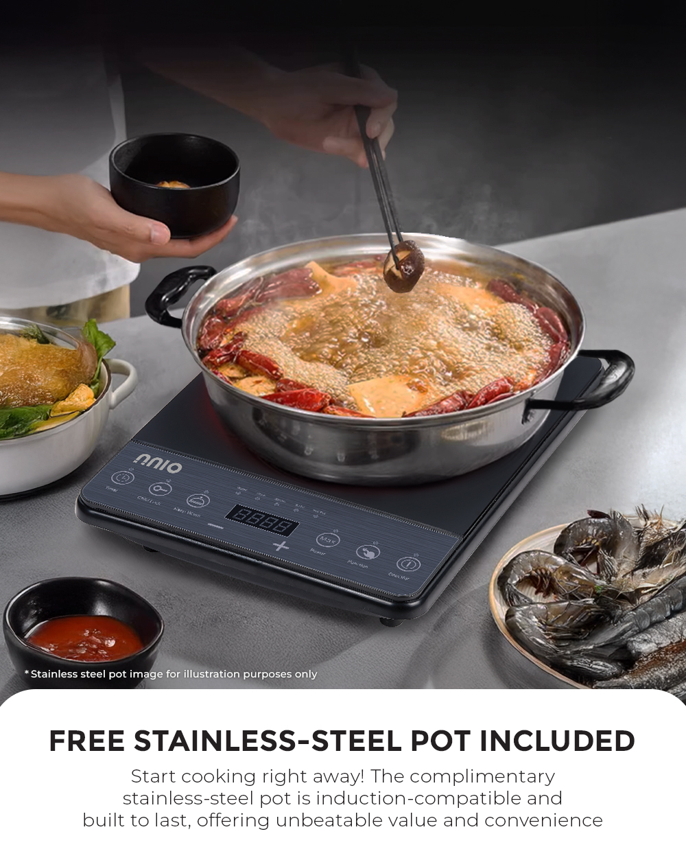 NNIO Induction Cooker - N178IC | Shopee Singapore