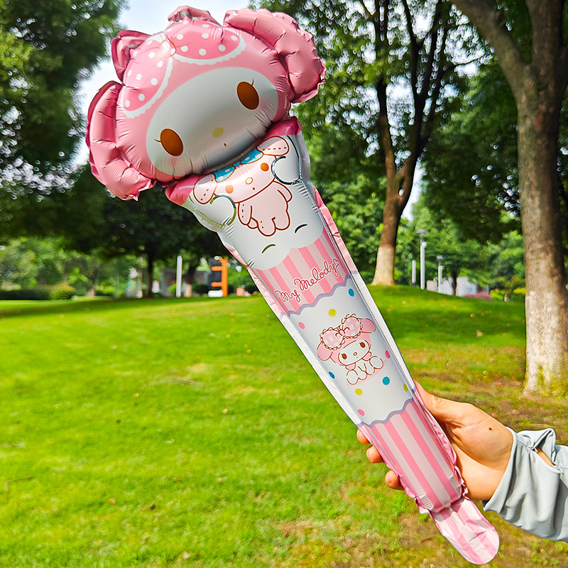 [SG] Hand Holding Foil Balloon Stick Long balloon Sticks Handheld Foil ...