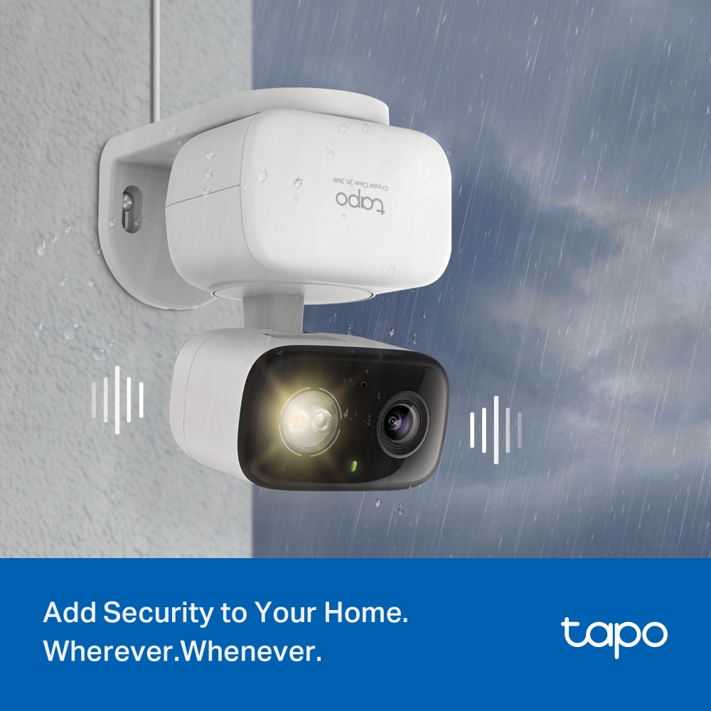 [LATEST] TP Link TAPO C216 Indoor Outdoor CCTV Camera AI Motion Detect ...