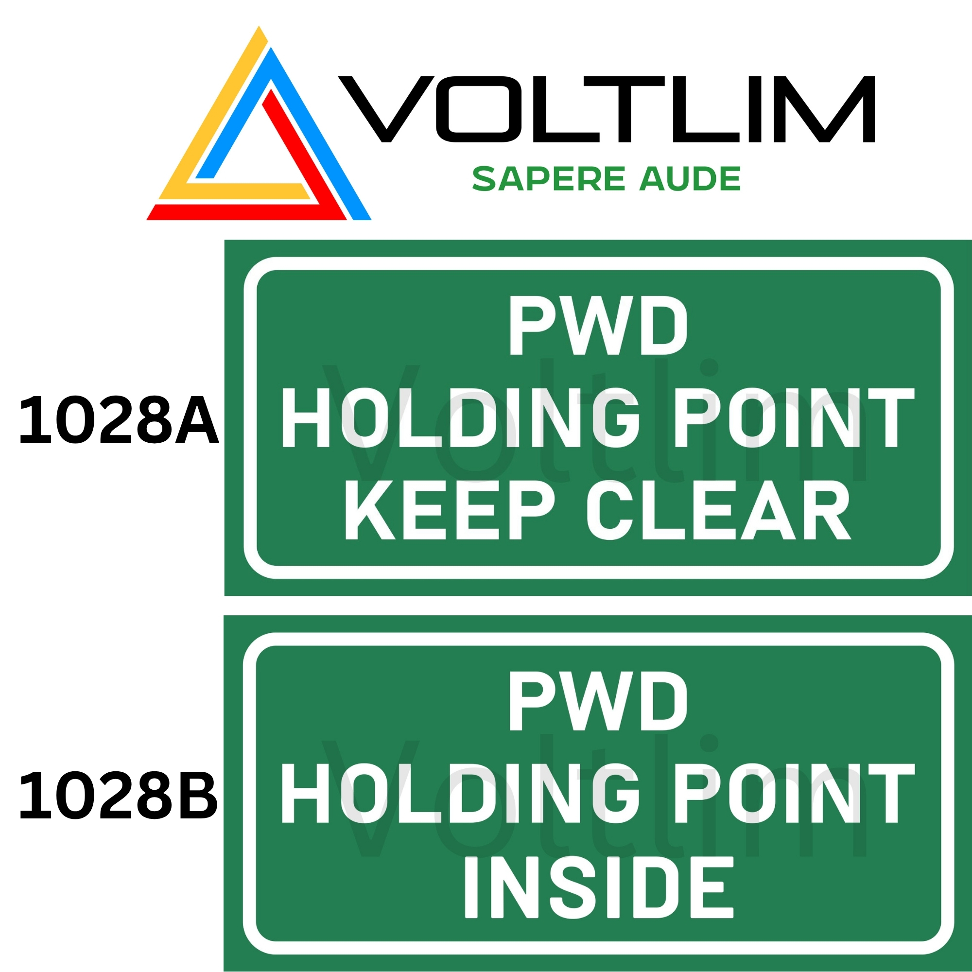 Fire Code PWD Holding Point Keep Clear | Inside Sign Label Sticker ...