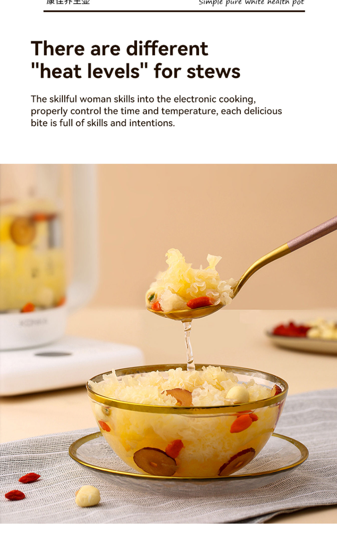 KONKA 1.5L Health Pot Electric Kettle Portable Multi Cooker Tea Dessert Cooker 養生壺 | Shopee ...