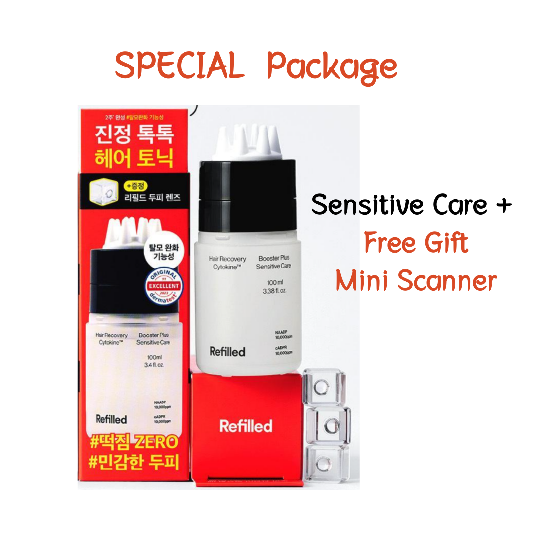 [Refilled] Hair Recovery Cytokine Hair booster plus Sensitive care Hair Tonic Booster |100ml ...
