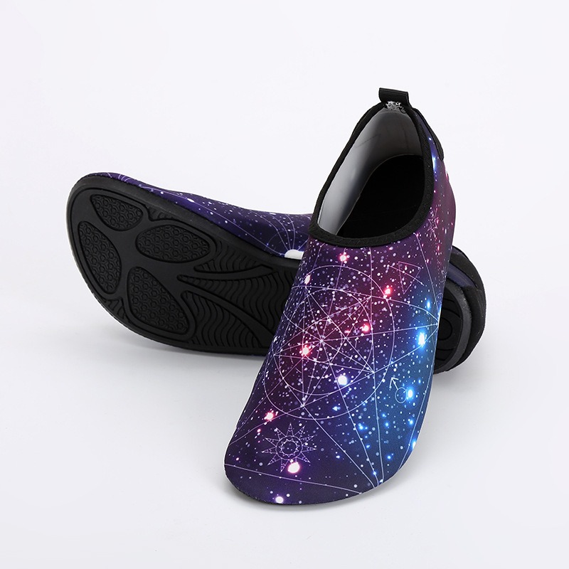 [SG SELLER] Aqua Shoes Adult Spandex Fabric Non-Slippery Breathable ...