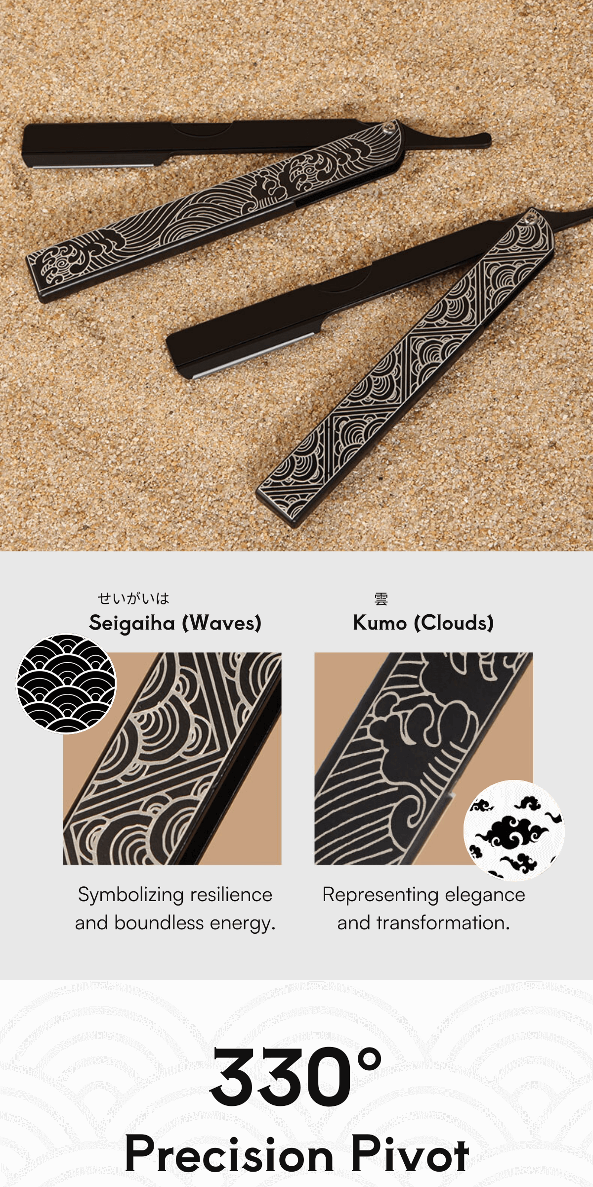 Japanese Black Metal Shavette - Full Metal Straight Razor | Good Weight ...
