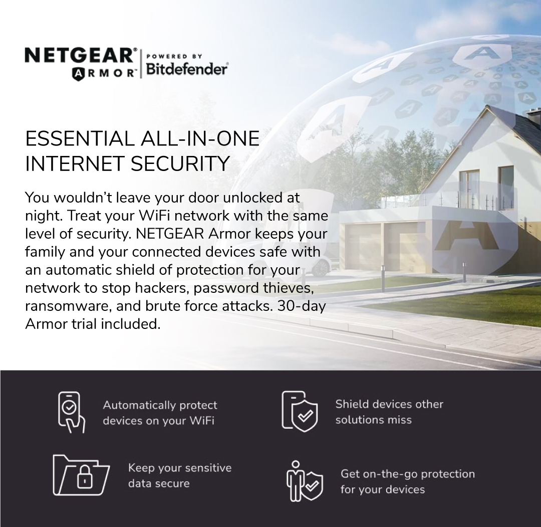 NETGEAR Nighthawk (RS300) WiFi 7 Router : Tri-Band, Up to 2,500 sq ft ...