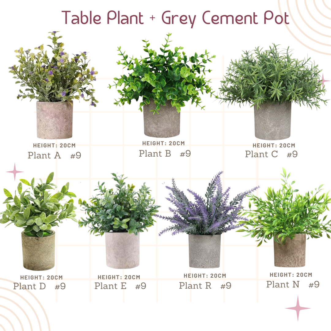 [SG SELLER ] Artificial plant Fake small plant Table Plant Mini Potted ...