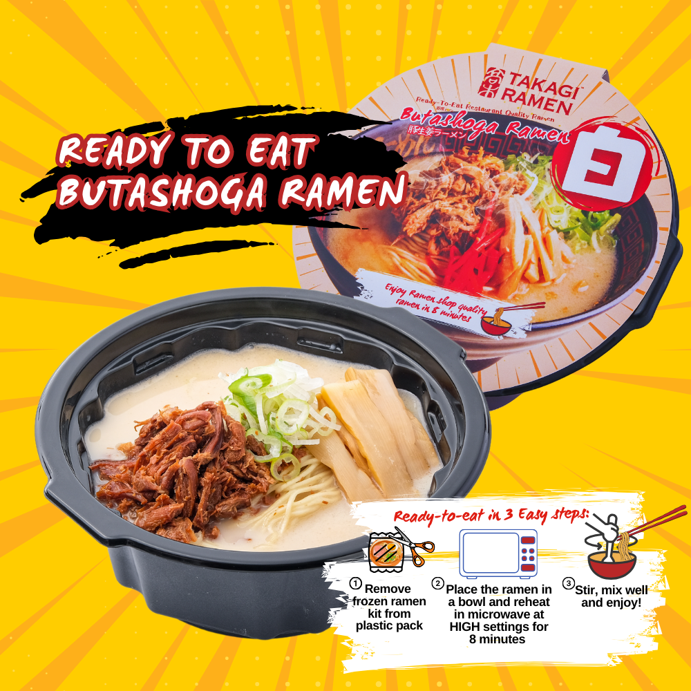 [ TAKAGI RAMEN ] Ready-To-Eat Ramen Kit (Spicy/Non-Spicy) | Shopee ...