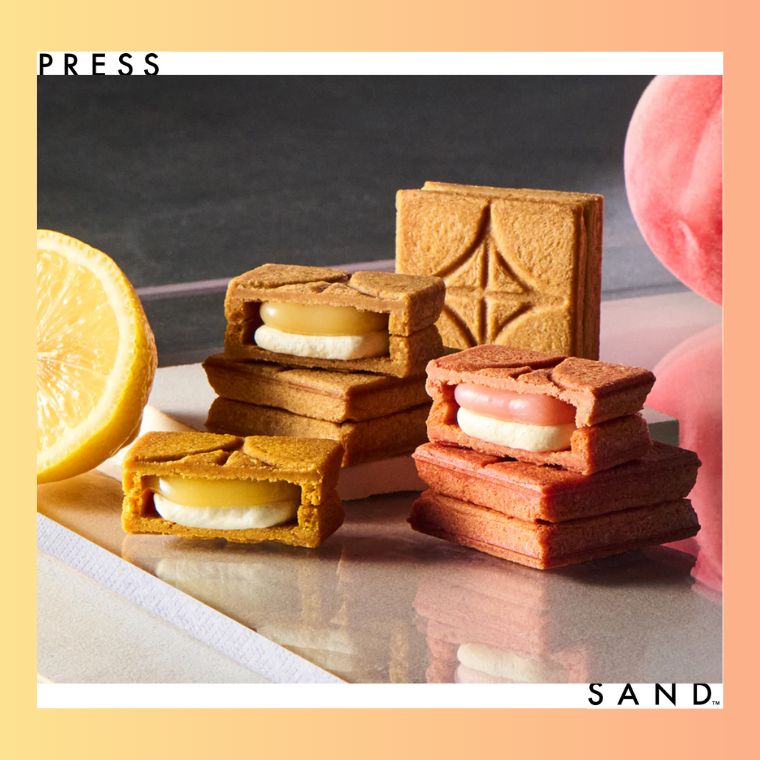 [New] PRESS BUTTER SAND Assortment 3 Type (Normal/Peach/Lemon)[Direct ...