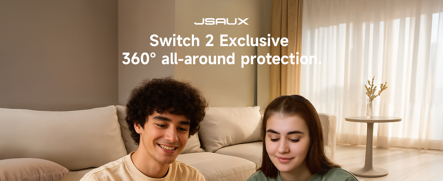 JSAUX Switch 2 Protective Case Clear Soft TPU Casing for Nintendo ...