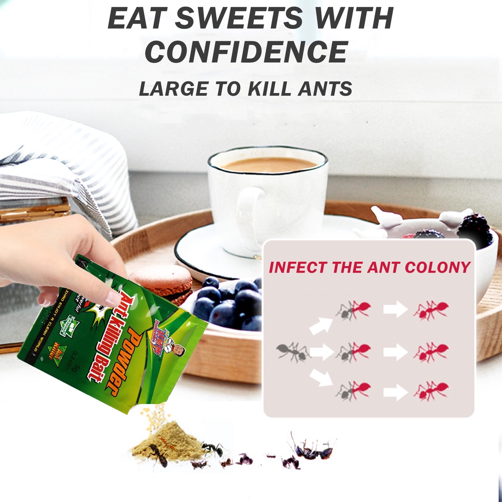 Ant Killer Bait 5G Ant Gel Ants repellent powder bait infestation pest ...