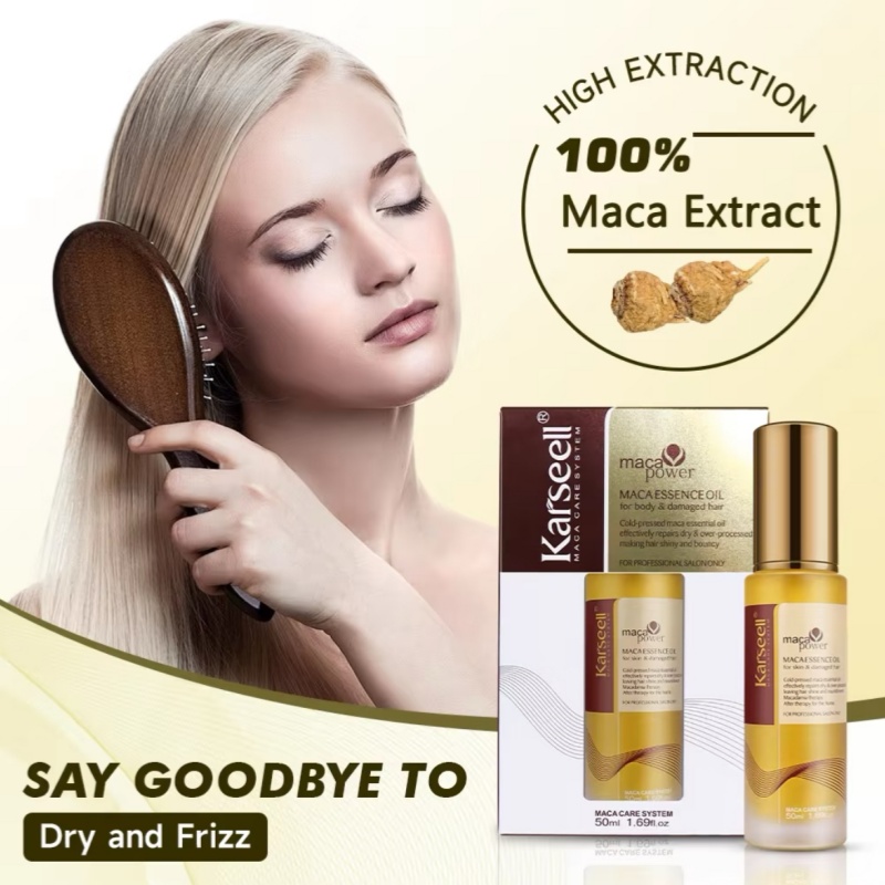 Karseell Maca essence oil Cold-pressed Hair care maca essential oil ...