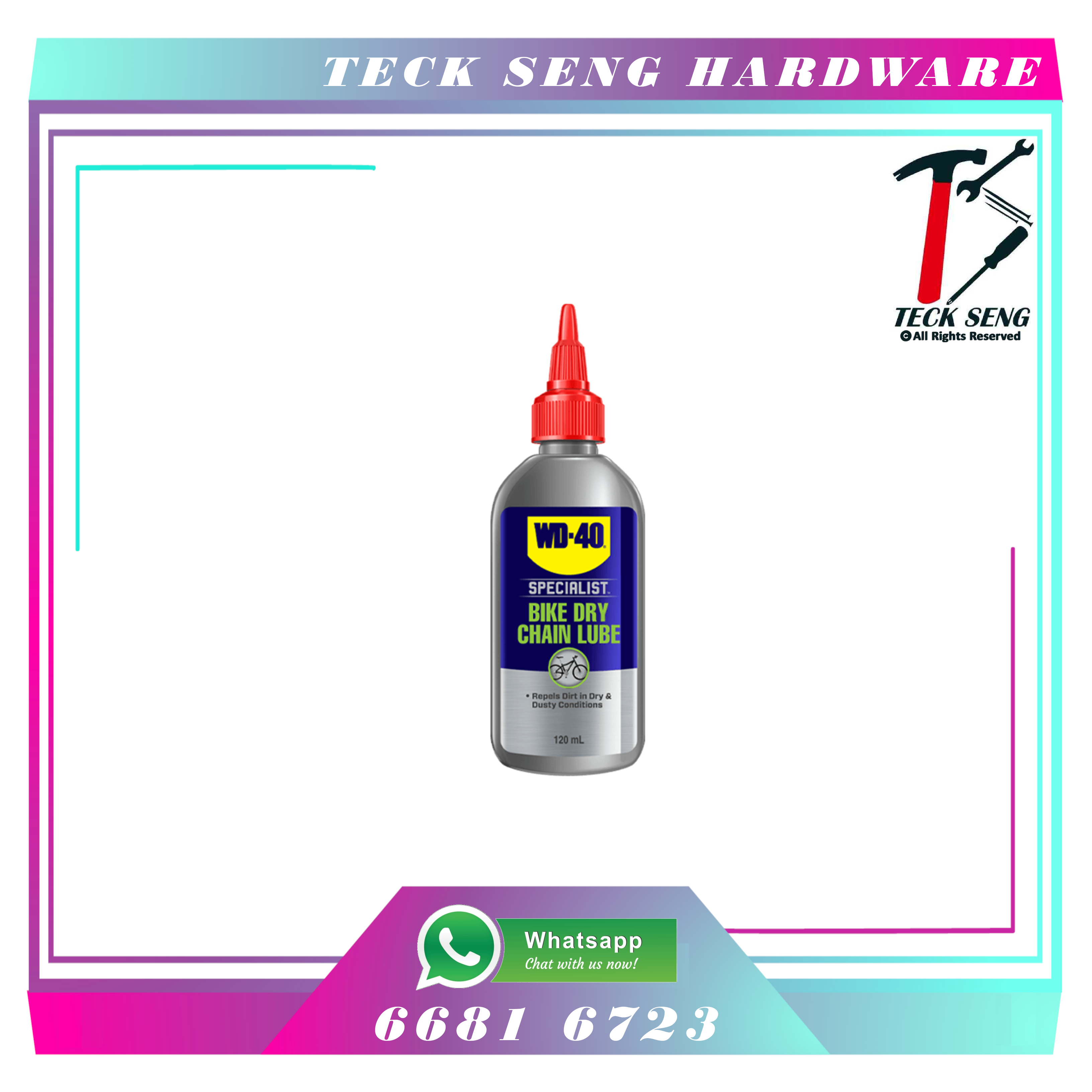 [SG LOCAL SELLER] WD 40 BIKE DRY CHAIN LUBRICANT 118ML / BICYCLE CHAIN ...