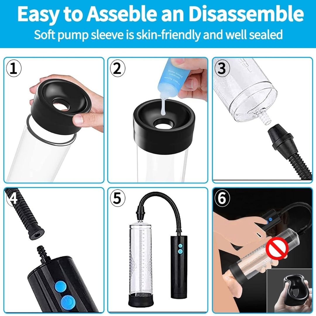 Manual Penis Enlargement Pump - Male, Vacuum, Enlargement Device ...