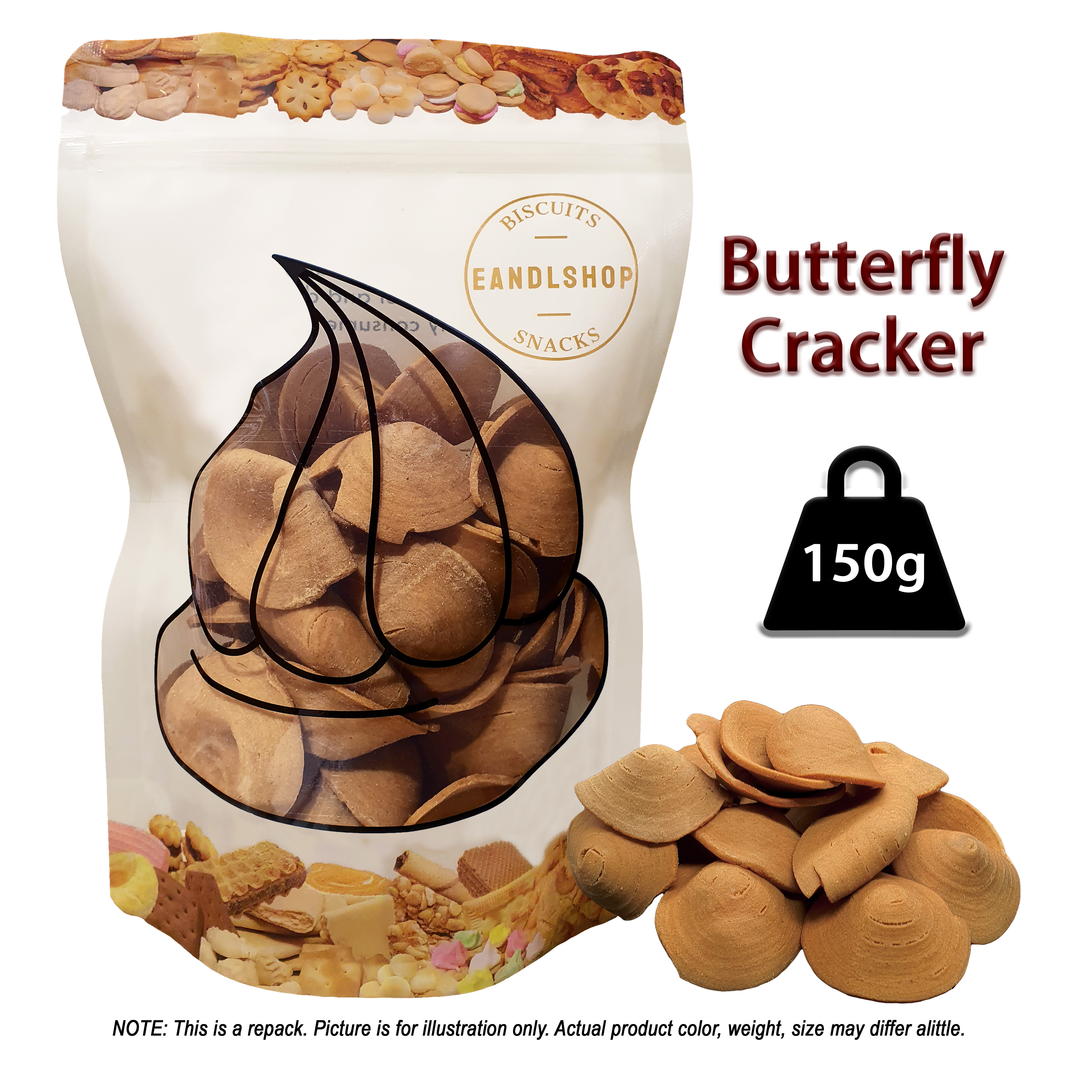 [EANDLSHOP] Butterfly Cracker 150g – old school snacks | Shopee Singapore