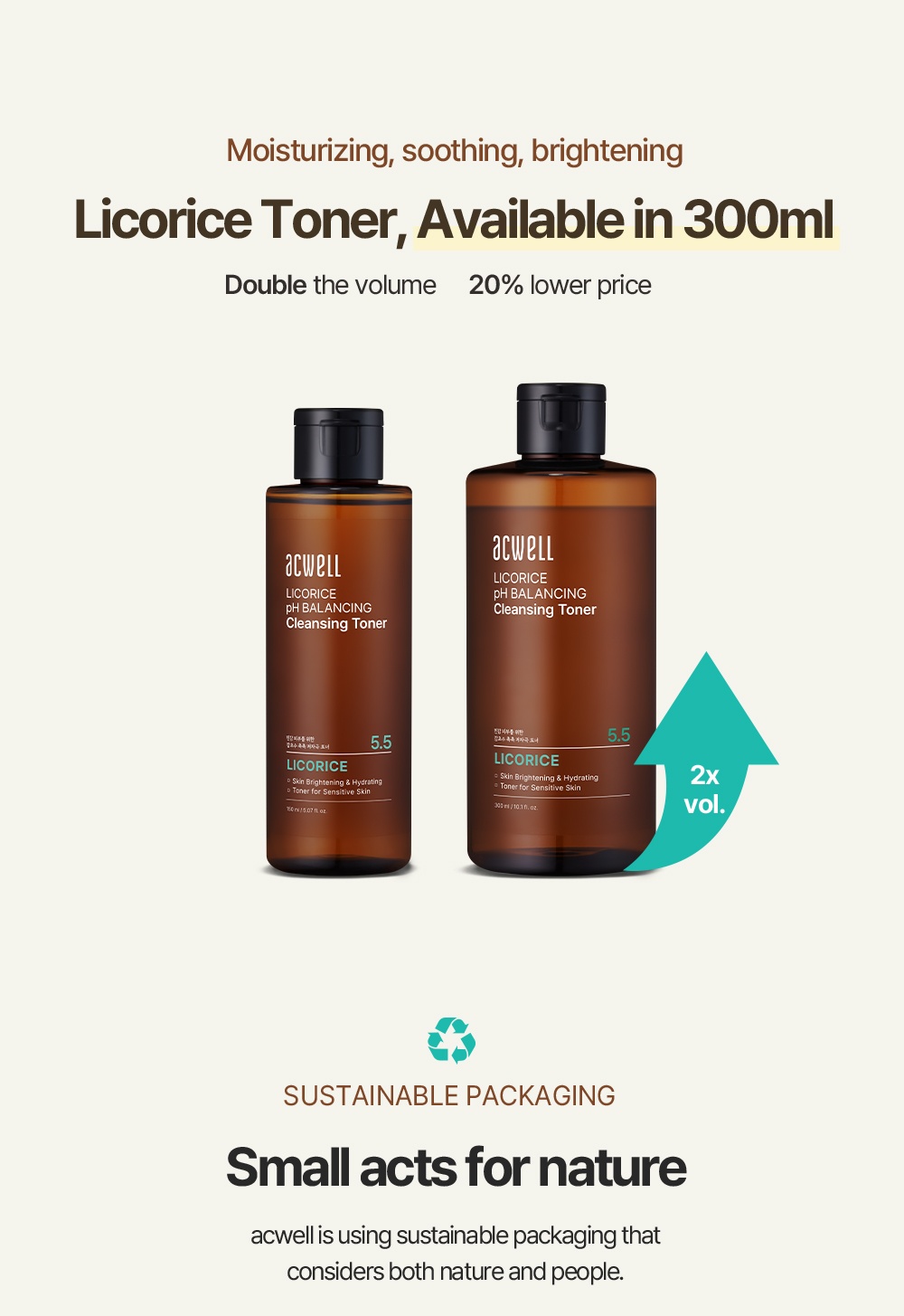 [ACWELL] Licorice pH Balancing Cleansing Toner 150ml | Shopee Singapore
