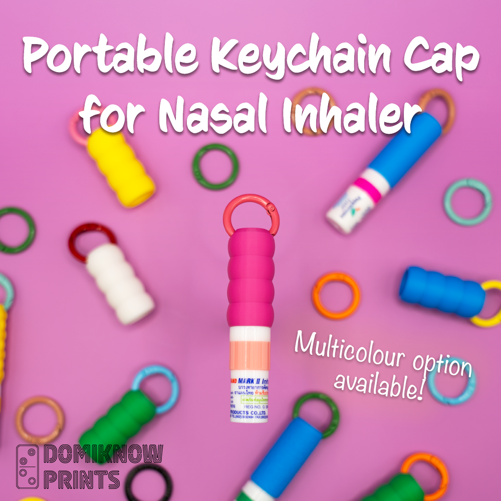 Portable Keychain cap for Herbal Essential Oil Yadom Nasal Inhaler (For ...