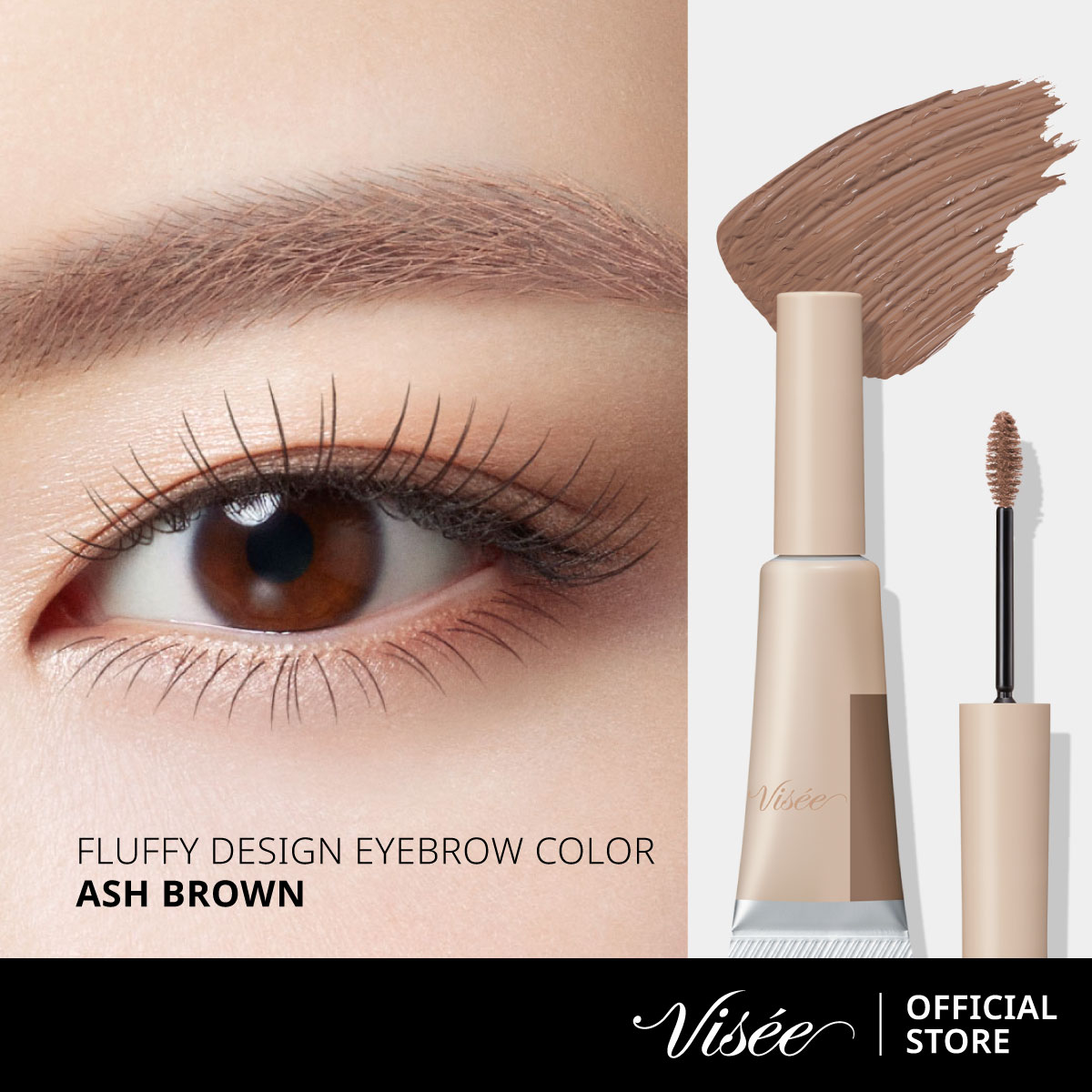 VISEE Fluffy Design Eyebrow Colour 7g | Shopee Singapore