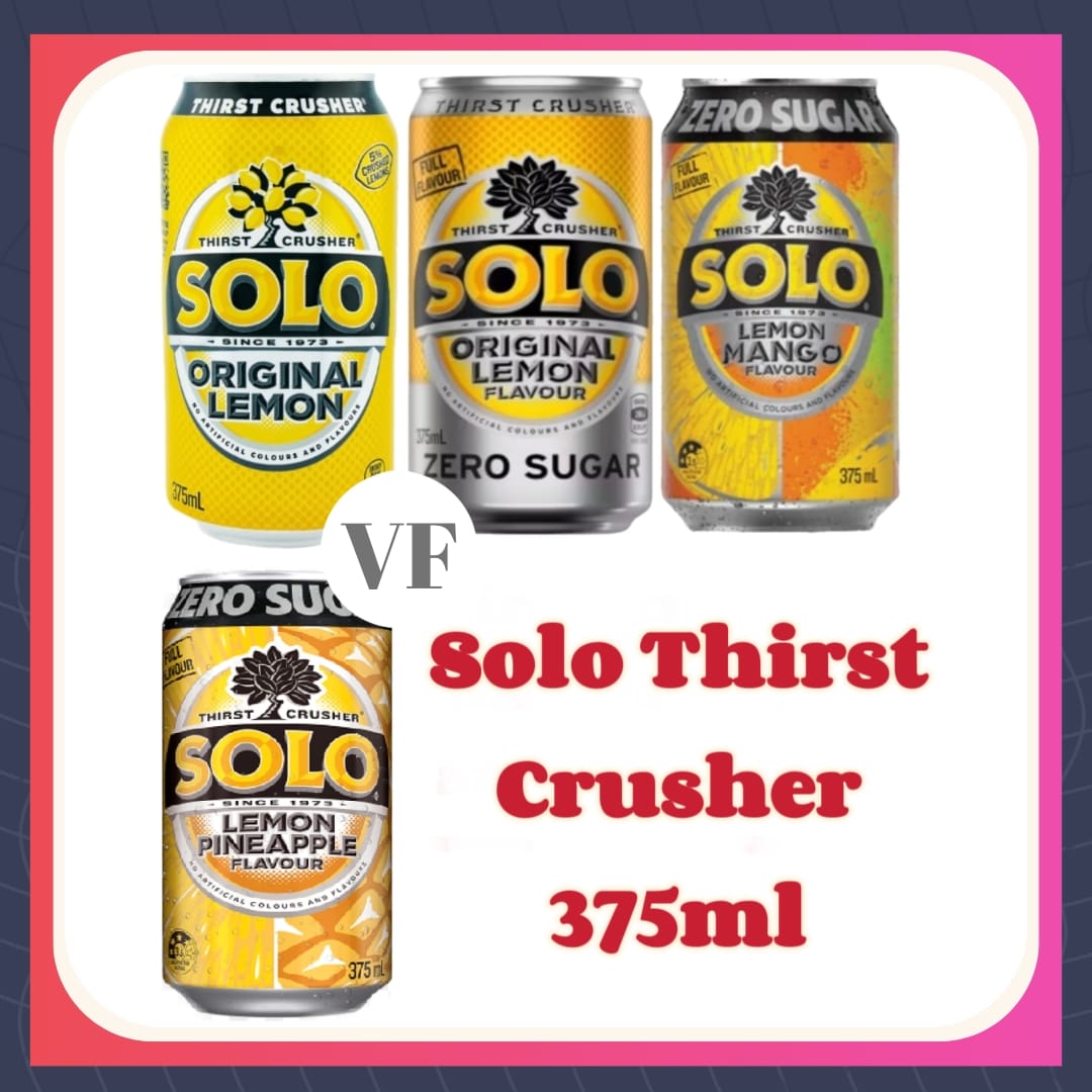 [Bundle] Australia Solo Thirst Crusher Original Lemon / Original Lemon ...