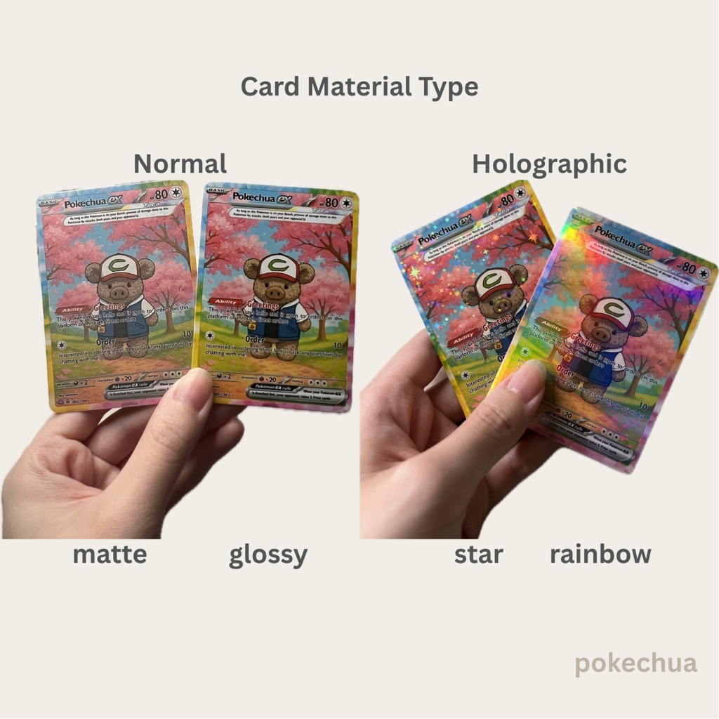(DISCONTINUED) Custom Card Printing Service (Pokemon-Inspired / TCG ...
