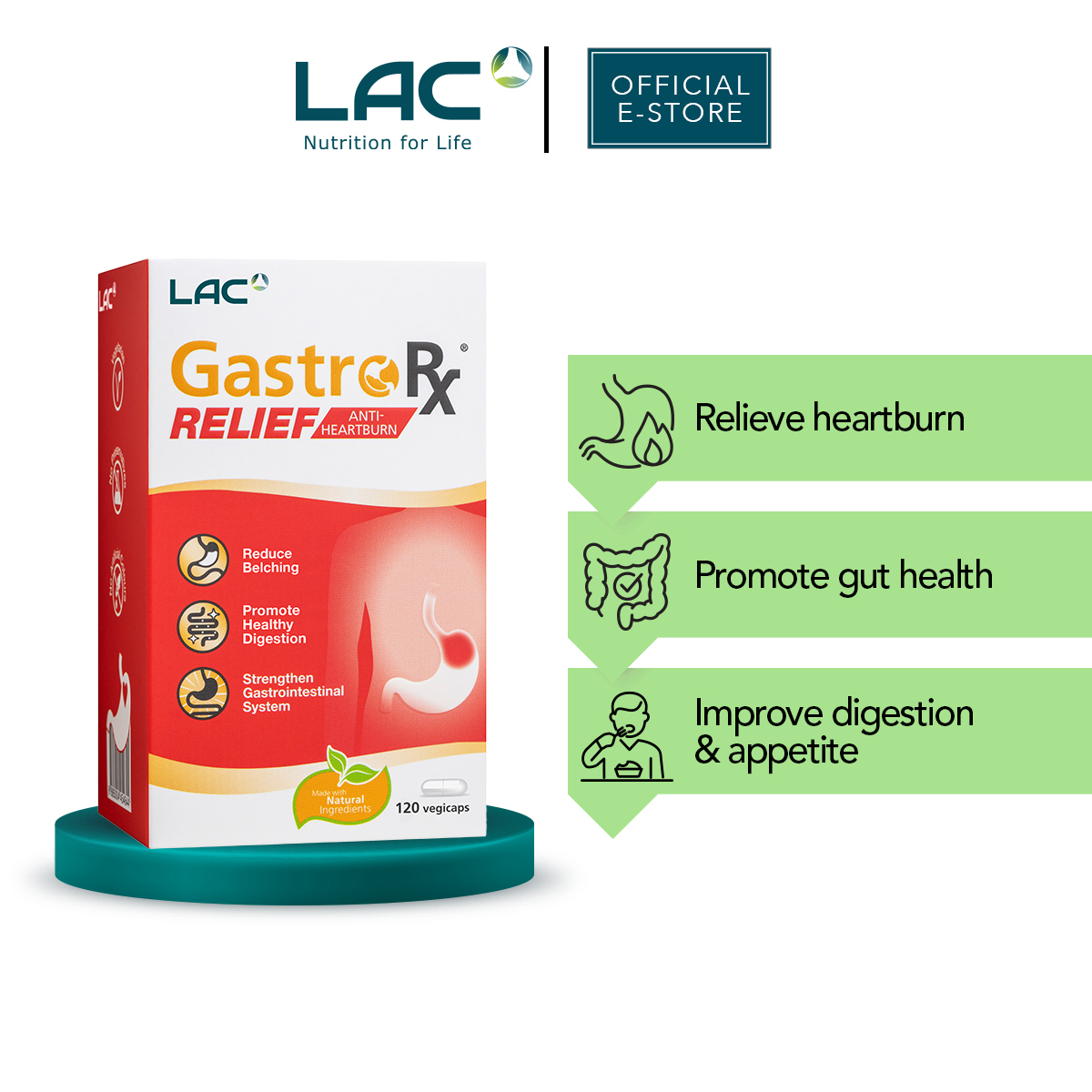 [LAC GASTRORX] Series Collection - For Optimal Digestive Health (Enzyme ...