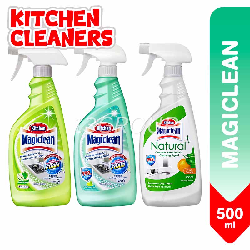 Magiclean Kitchen Cleaner Apple Lime Natural / Powerful Degreasing ...