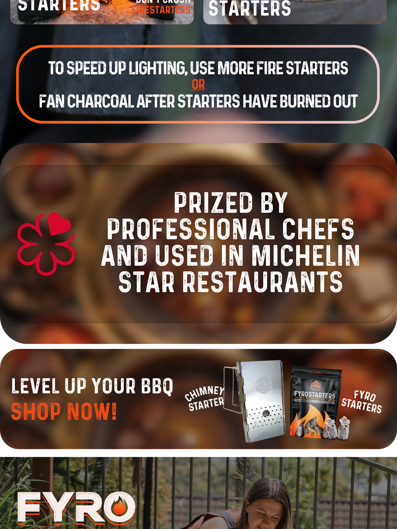 FYRO Premium Fruit Wood Lump Charcoal (4kg) | 100% Natural, Long Burn & High Heat BBQ Grills ...