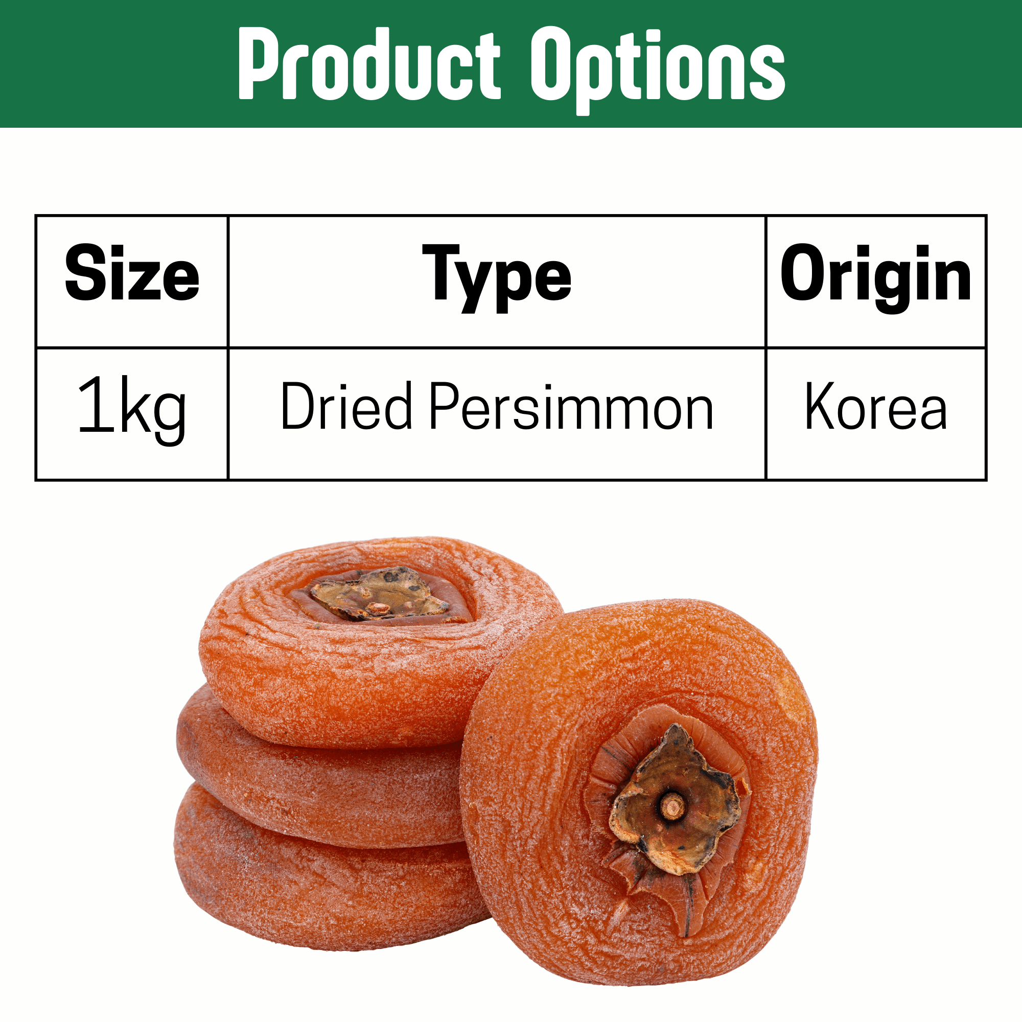 [Korea Import] 1kg Premium Dried Persimmon | Wholesale Price | Sweet ...