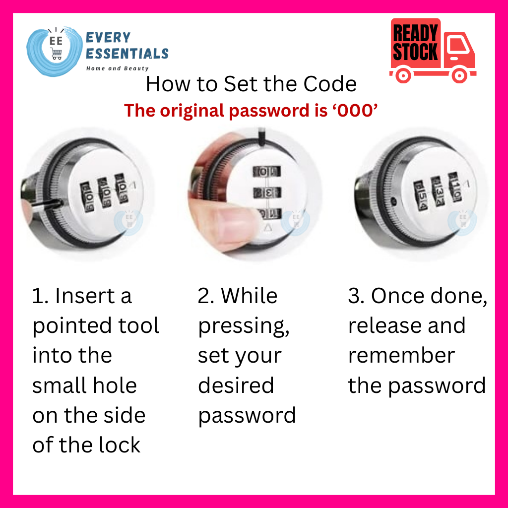 Zinc Alloy Cam Lock – Key or Digit Combination. For drawers, cabinets ...