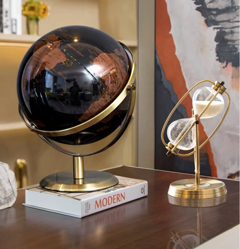 World Globe Map Ornament Office Decor Home Decoration | Shopee Singapore