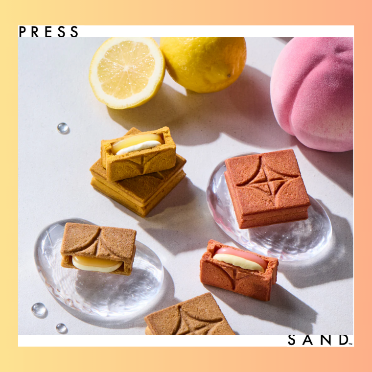 [New] PRESS BUTTER SAND Assortment 3 Type (Normal/Peach/Lemon)[Direct ...