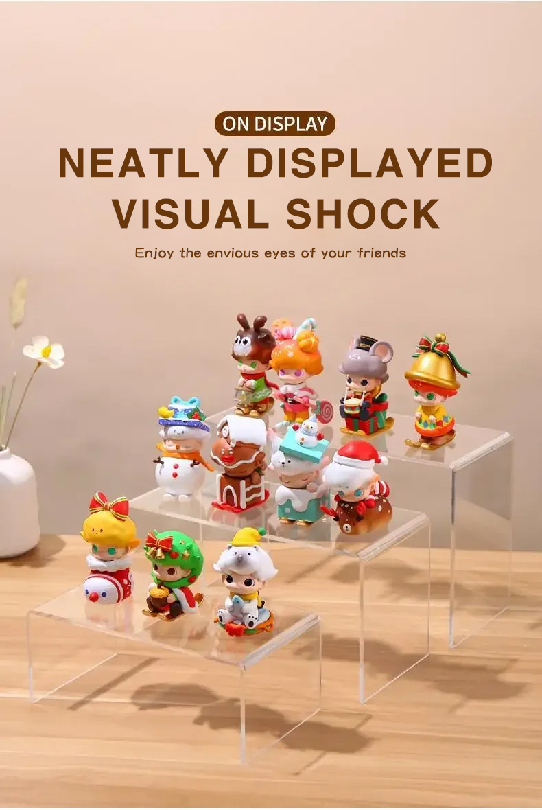 (Shipping from SG) NEW Clear Acrylic Display Riser Multifunction ...