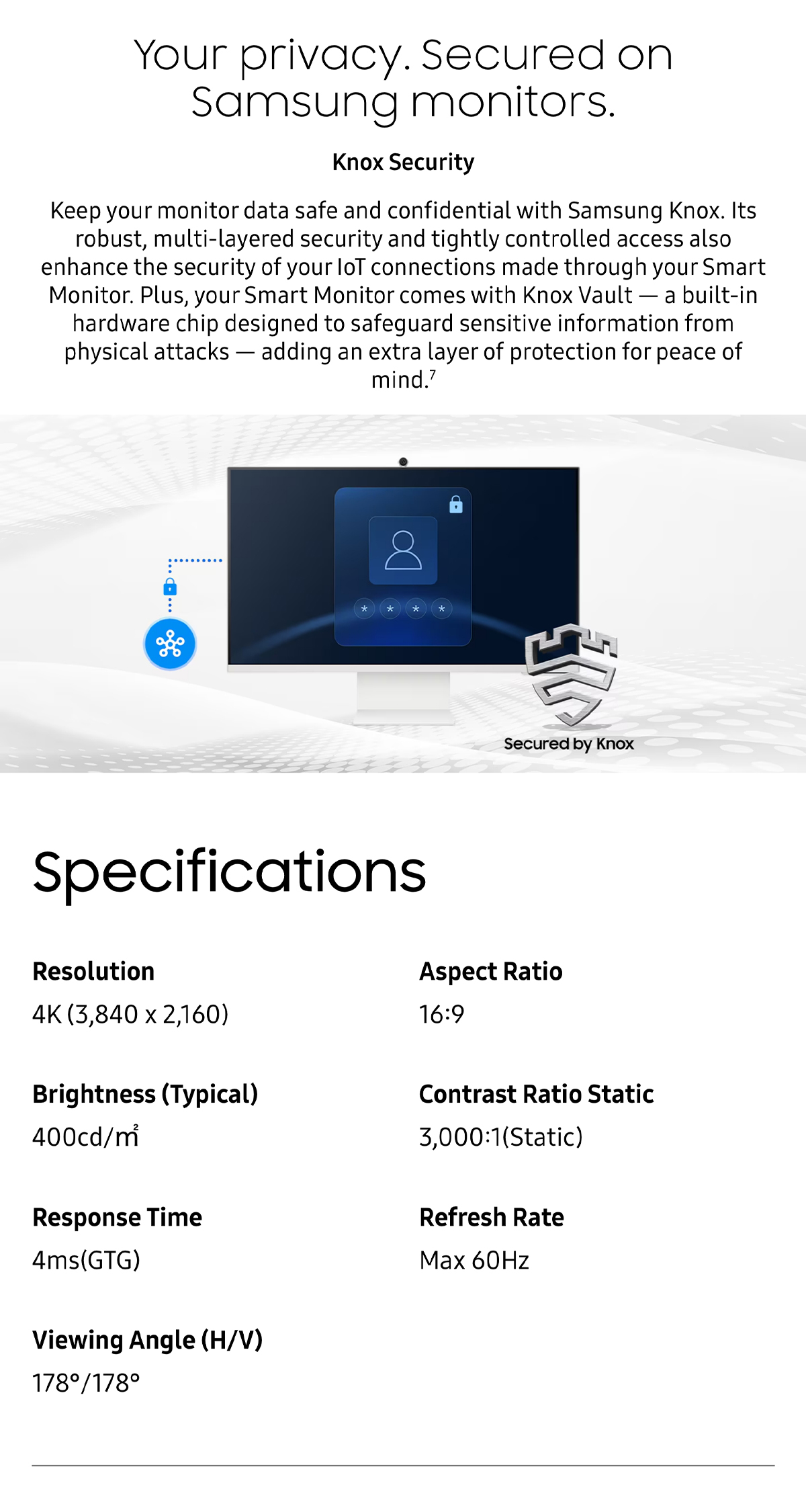 Samsung 32" Smart Monitor M8 M80F UHD / LS32FM803UEXXS | Shopee Singapore