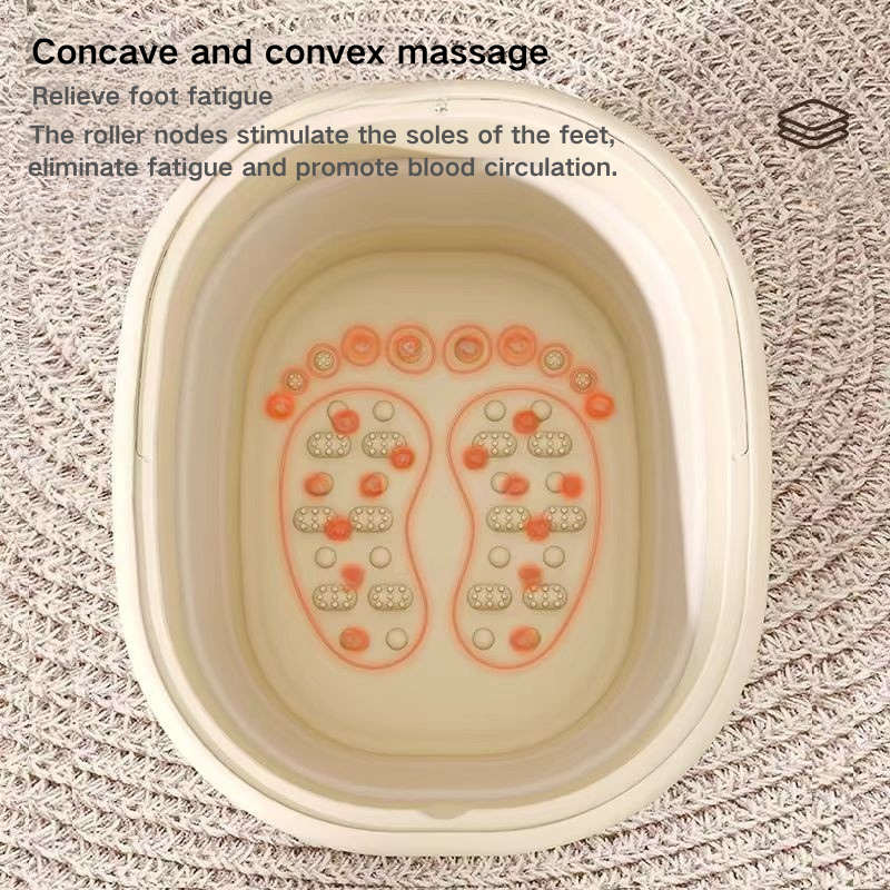 Relaxing Leg Foldable Foot Bath Foot Spa Bucket Foot Tub Soak Massage ...