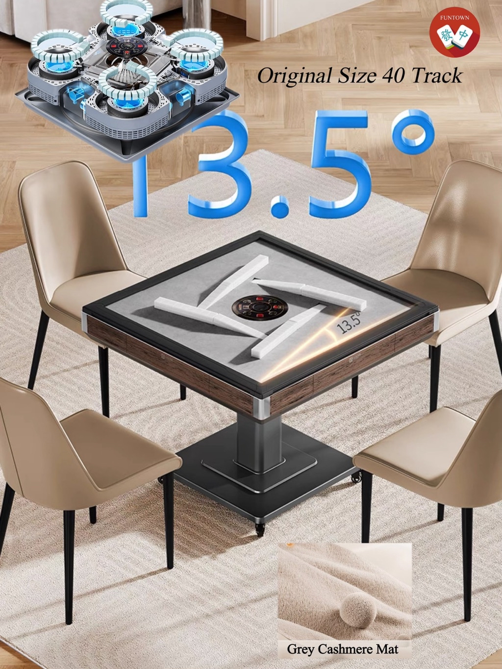 FUNTOWN Ultra Pro Roller Coaster / Automatic Mahjong Table / Foldable ...