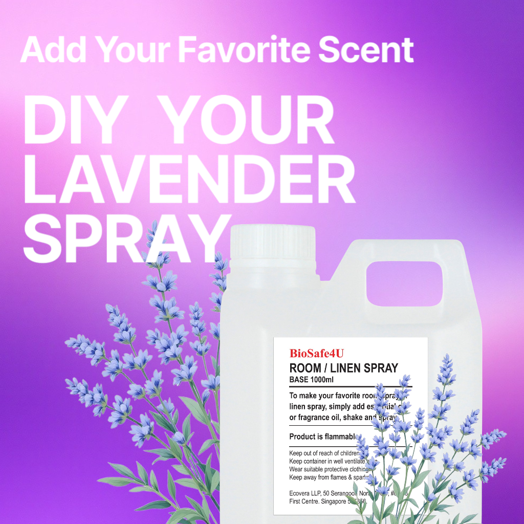 BioSafe4U Room Spray, Linen Spray Base 1L | Shopee Singapore