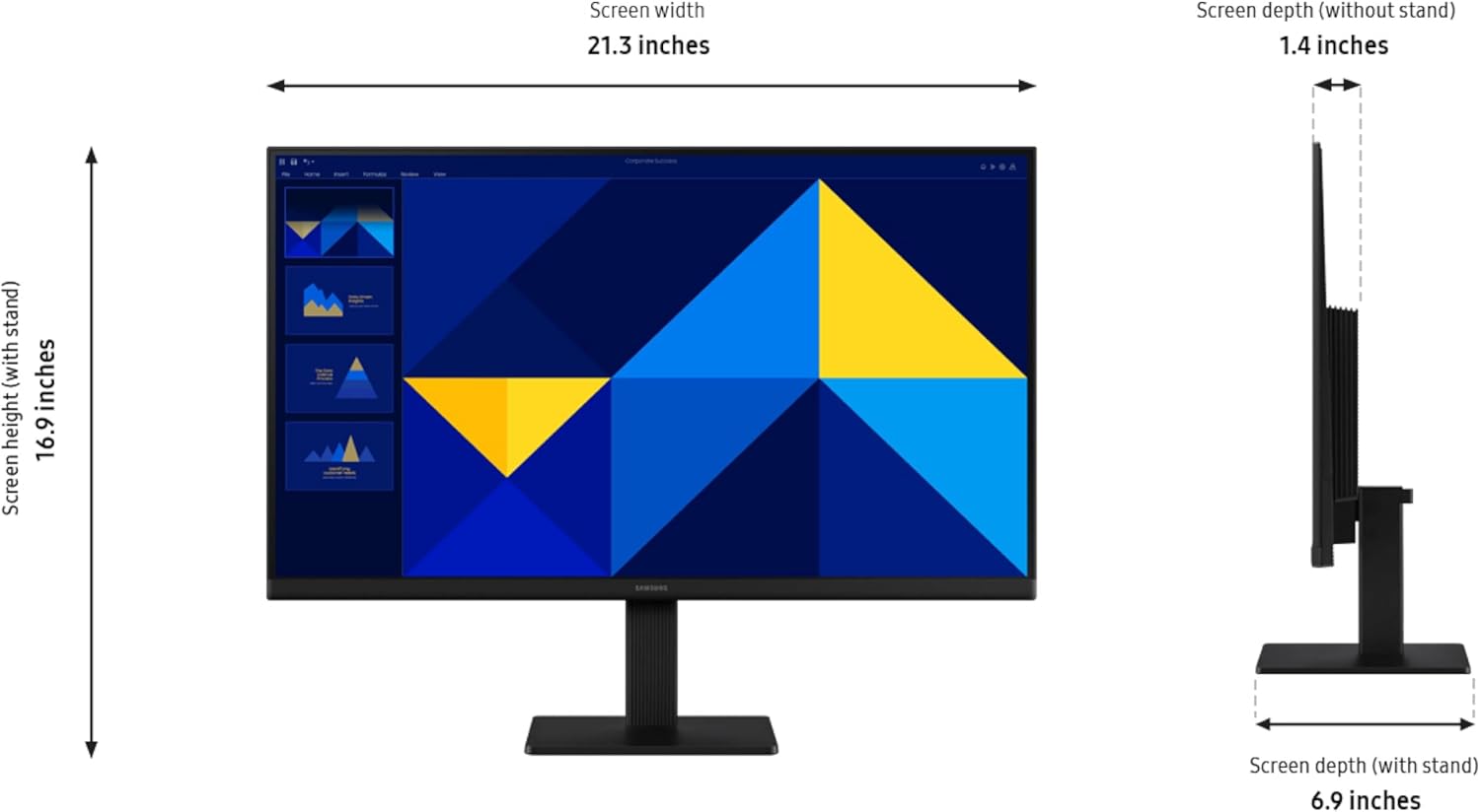 New Samsung LS24D 24" inch 100Hz Full HD IPS LED Monitor (2025 Model ...
